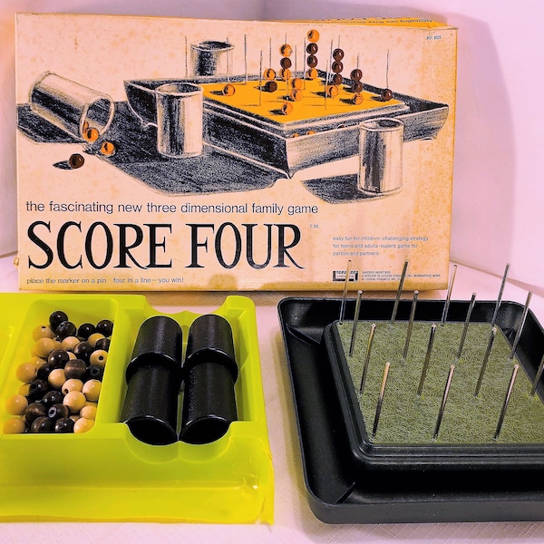 Score Four Game - Etsy