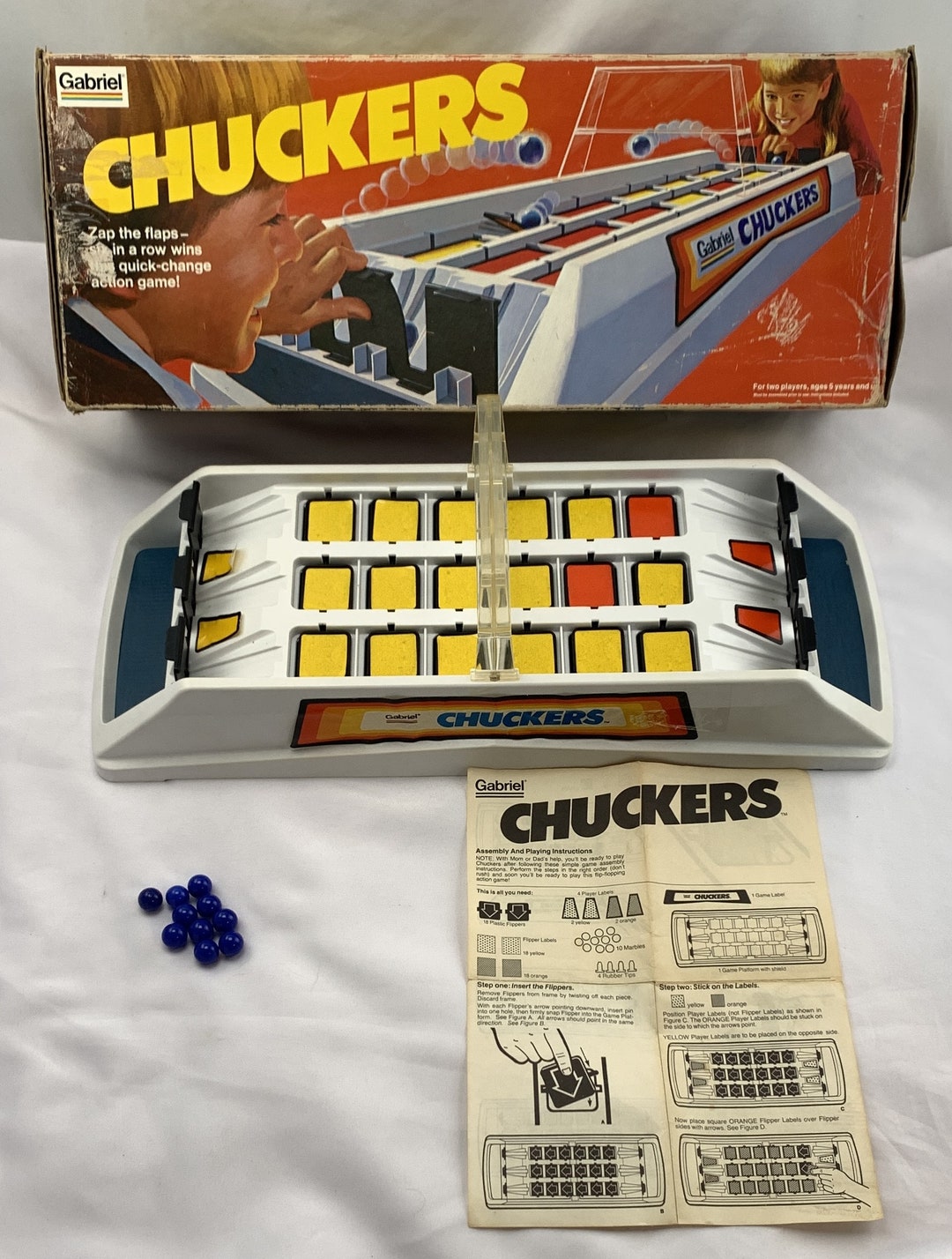 Chuckers Game by Gabriel Rare Complete in Very Good Condition FREE ...