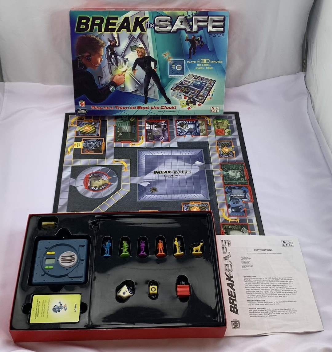 2003 Break the Safe Game by Mattel Complete in Great Condition FREE ...