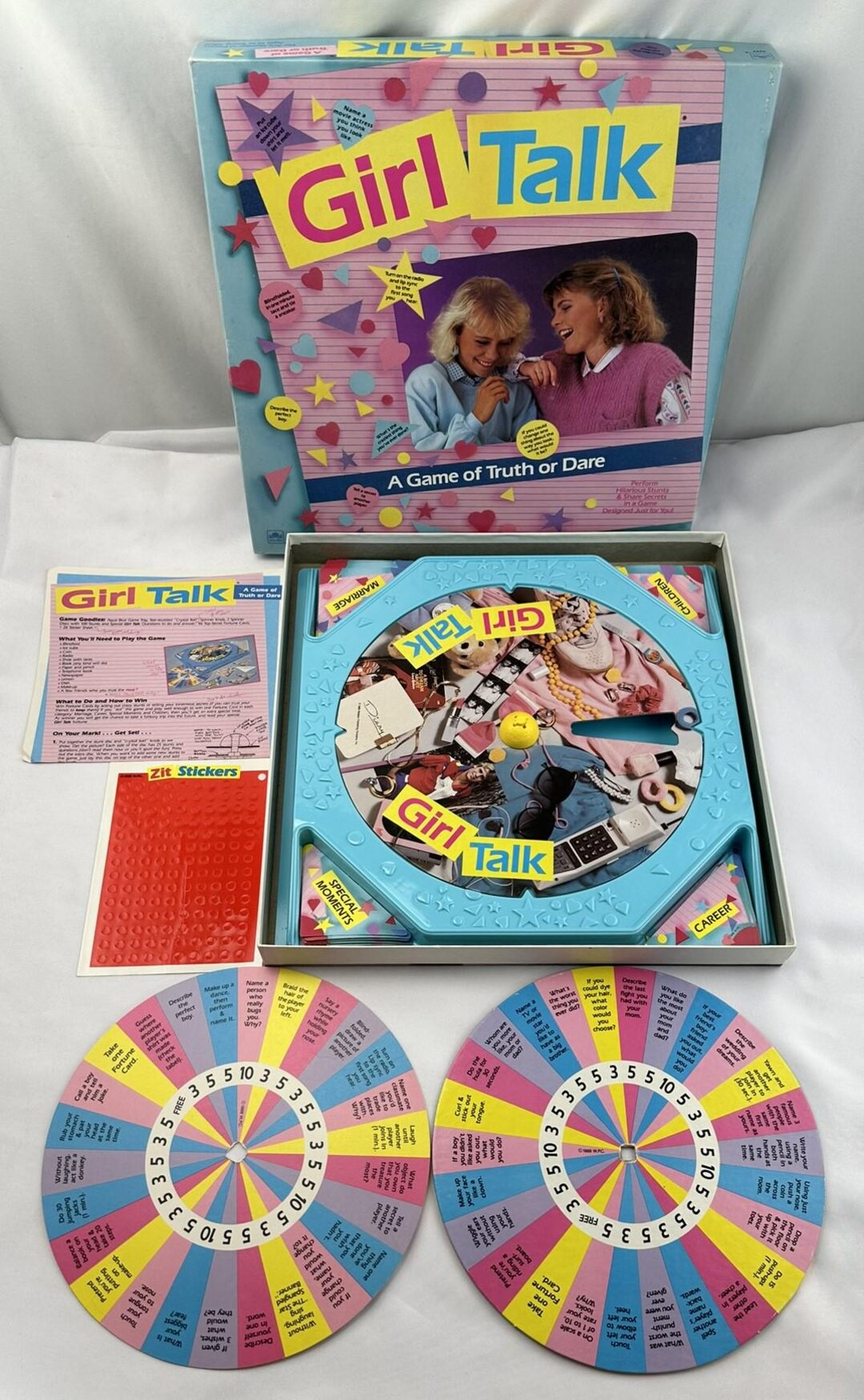 1988 Girl Talk Game by Golden Complete in Great Condition FREE SHIPPING ...