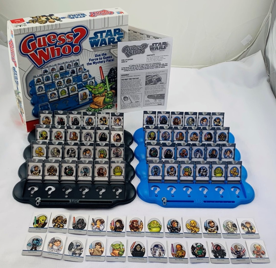 Star Wars Guess Who Game by Hasbro Complete in Good Condition FREE ...