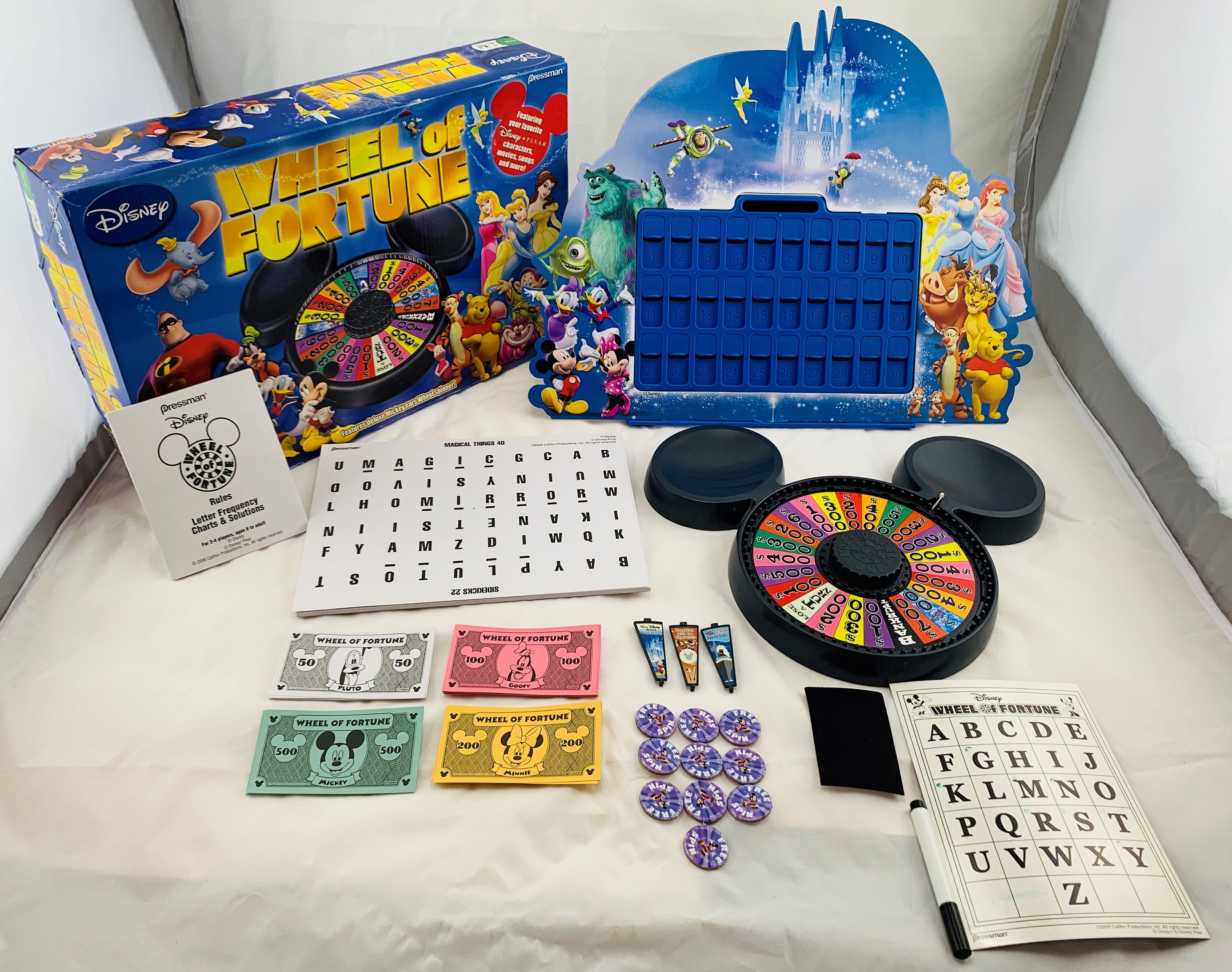 Disney Wheel Of Fortune Board Game