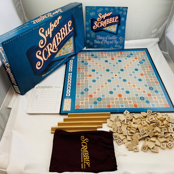 Scrabble Board Game - Etsy