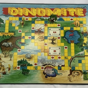 1988 Dinomite Board Game by University Games Complete in Great ...
