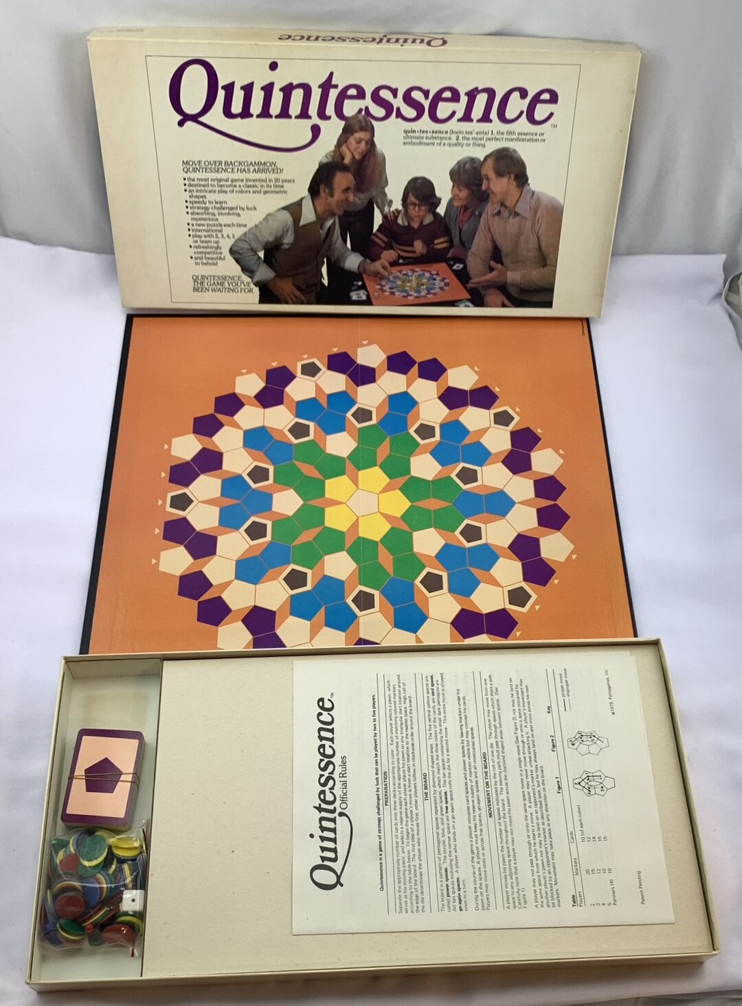 1978 Quintessence Game by Pentagames Complete in Great Condition FREE ...