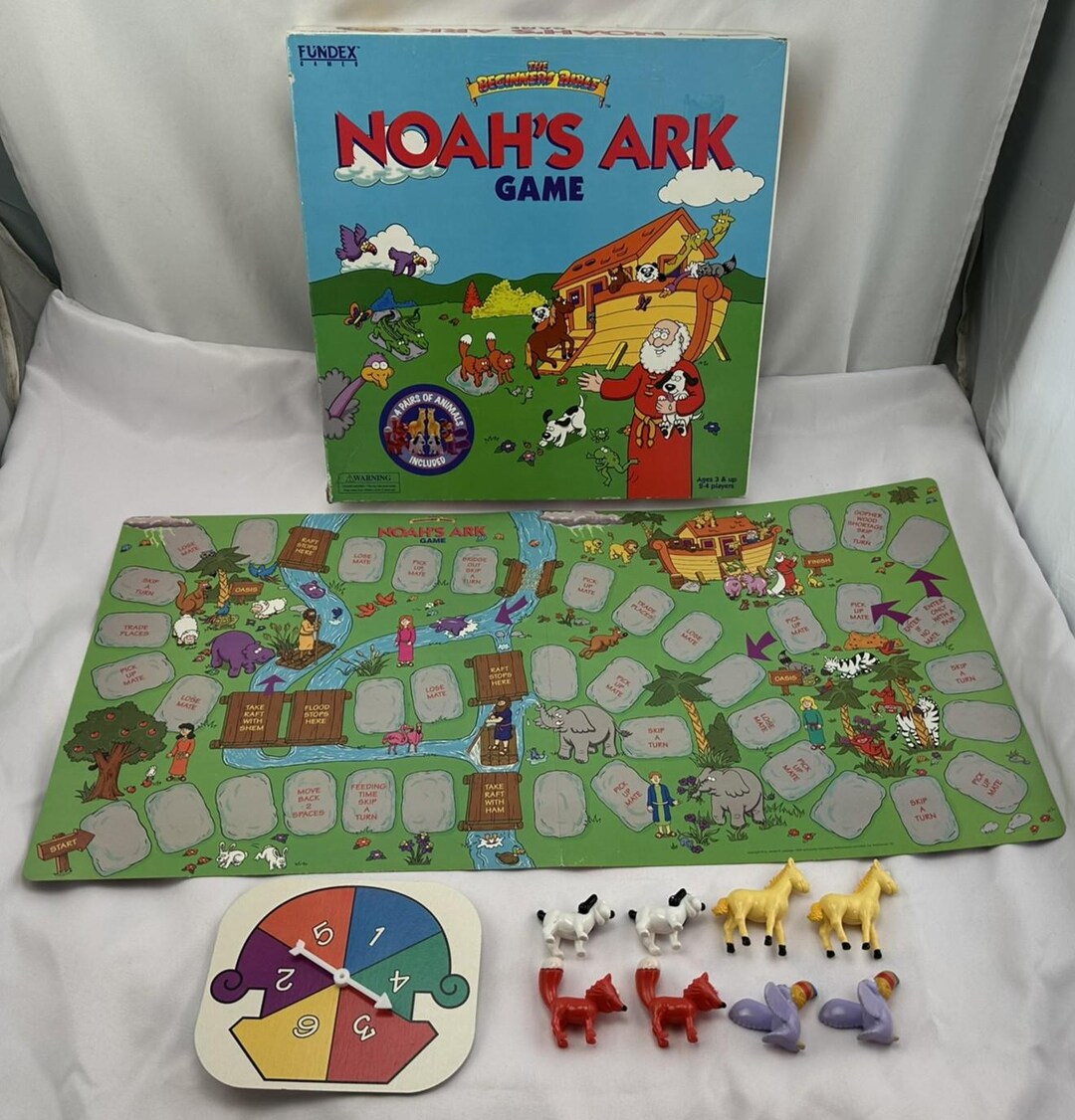 1998 Noah's Ark Game by Fundex Complete in Great Condition FREE ...