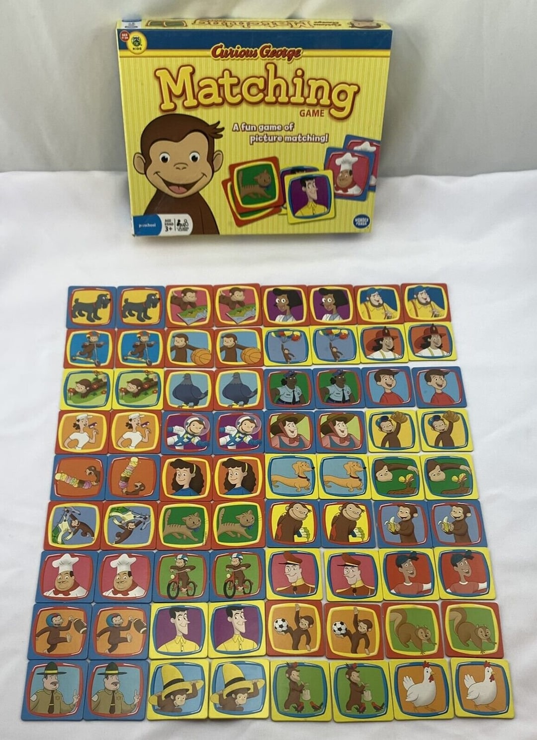 Curious George Matching Game by Wonder Forge Complete in Great ...