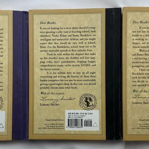 A Series of Unfortunate Events by Lemony Snicket Chapter Books 1-13 ...