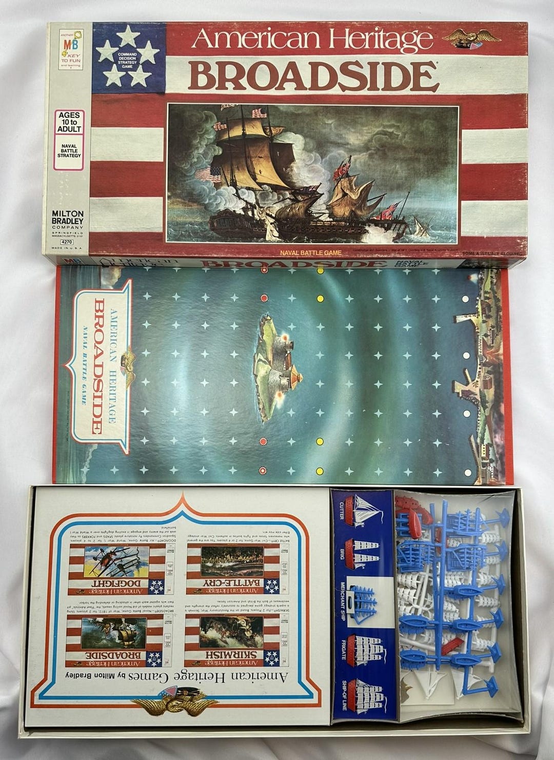 1975 Broadside Board Game by Milton Bradley New Old Stock FREE SHIPPING ...