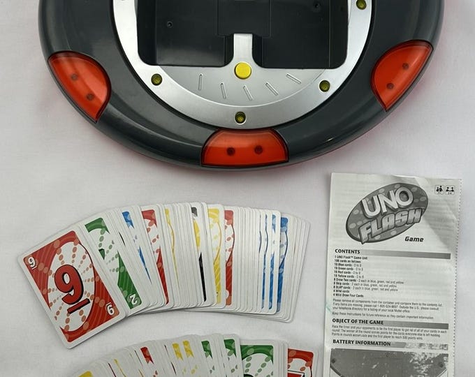 Uno Flash Game by Mattel Complete/working in Great Condition FREE ...