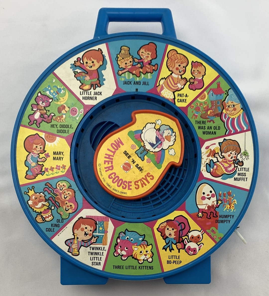 1983 See N Say See and Say Mother Goose Says by Mattel Working/clean ...
