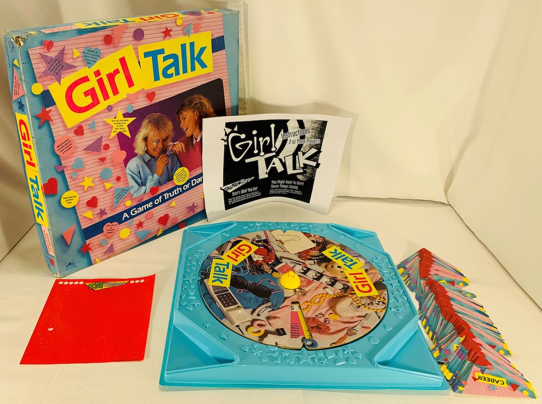 1989 Girl Talk Game by Golden Complete in Great Condition FREE SHIPPING - Etsy