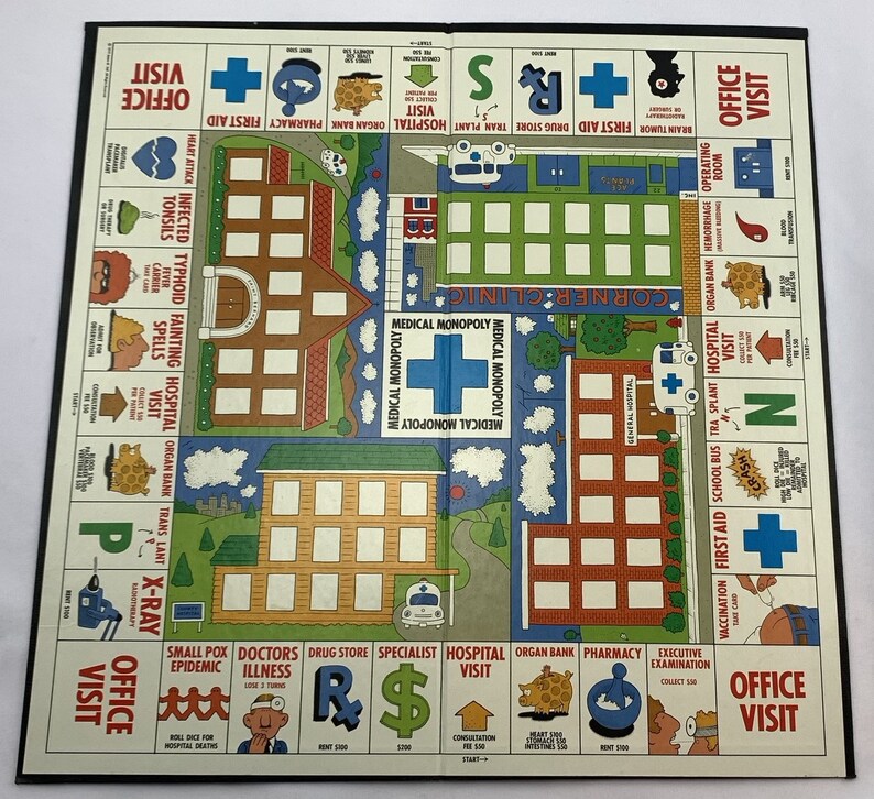 1979 Medical Monopoly Board Game Complete in Good Condition - Etsy