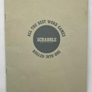 1948/54 Deluxe Scrabble Game Complete in Very Good Condition FREE ...