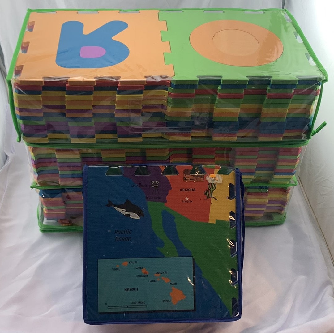 78 12x12 Foam Floor Tiles Alphabet Floor Mat Puzzle Brand New FREE ...