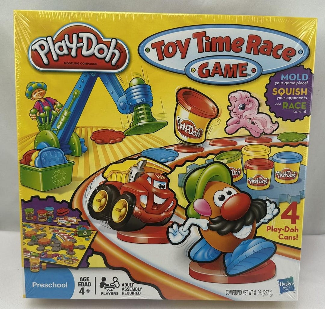 Play Doh Toy Time Race Game by Hasbro Brand New Sealed FREE SHIPPING - Etsy