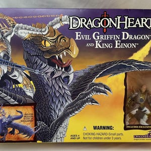 1995 Dragonheart Evil Griffin Dragon King Einon by Kenner Brand New ...