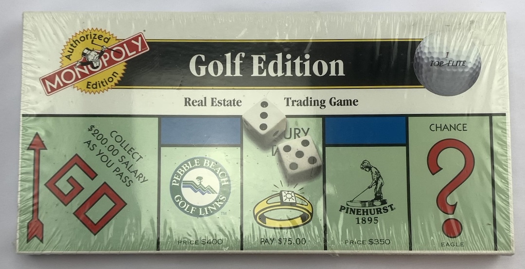 1996 Monopoly Golf Edition by Usaopoly Brand New FREE SHIPPING - Etsy