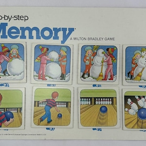 1983 Step by Step Memory Game by Milton Bradley Complete in Great ...