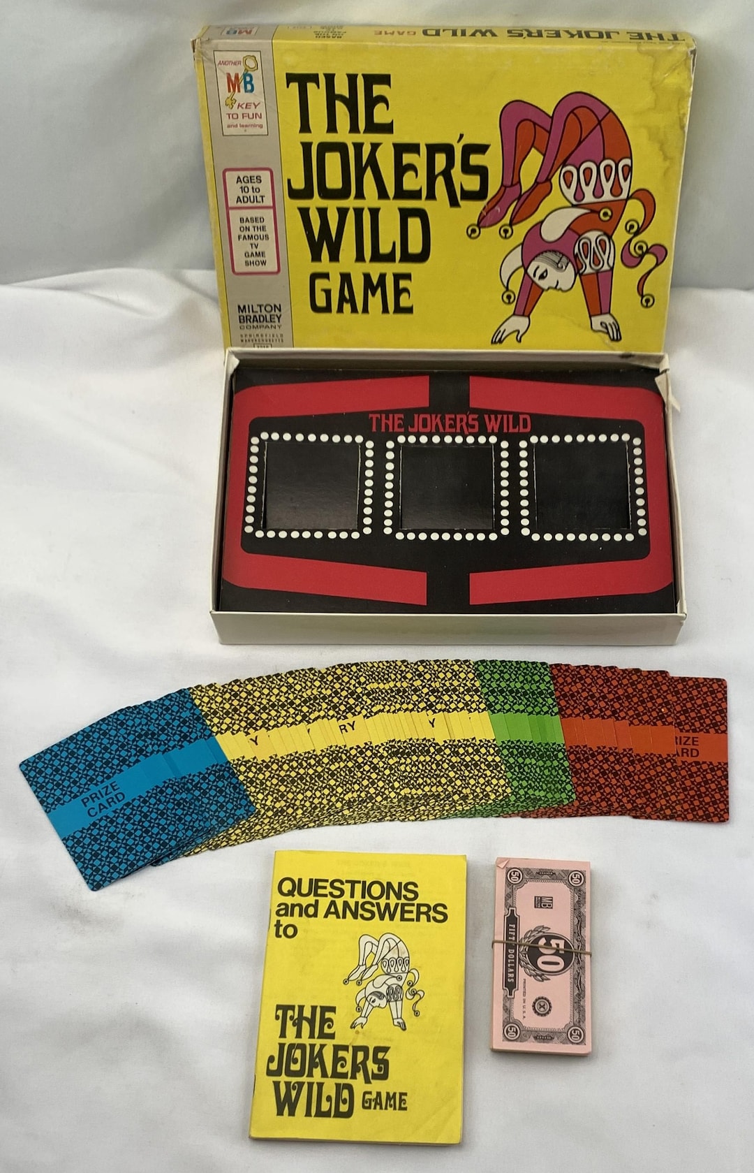 1973 the Jokers Wild Game by Milton Bradley Complete in Very Good ...
