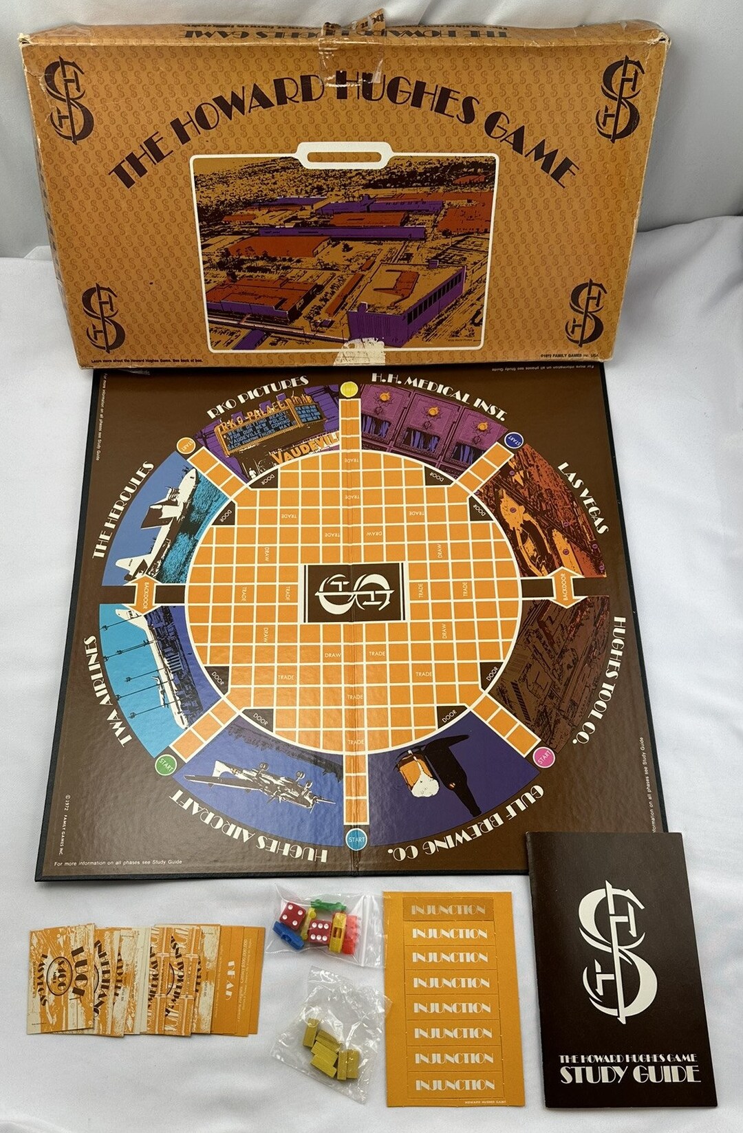 1972 the Howard Hughes Game by Family Games Inc Complete in Good ...