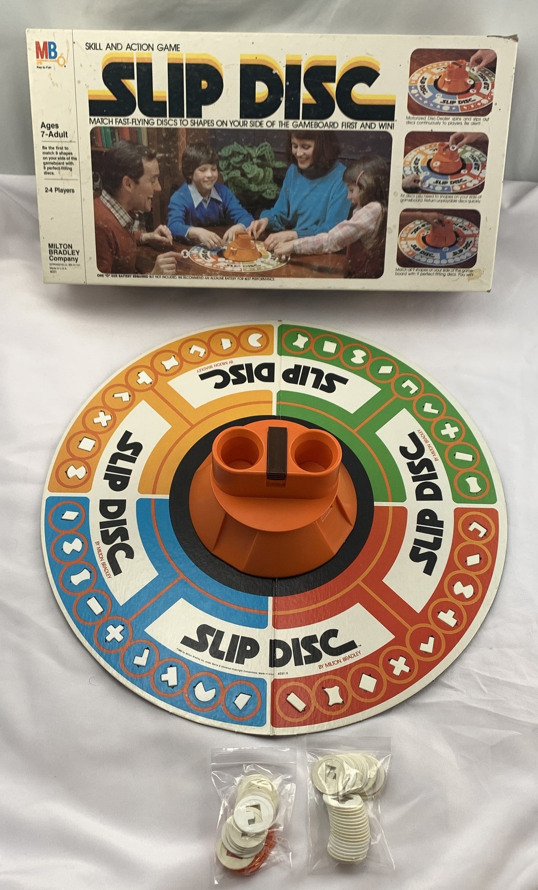 1980 Slip Disc Game by Milton Bradley Complete in Great Condition FREE ...