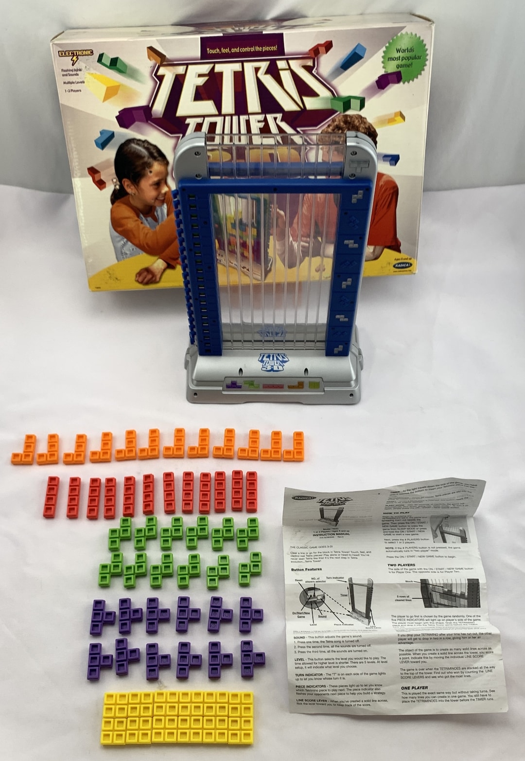 2003 Tetris Tower 3D by Radica Complete in Great Condition FREE ...