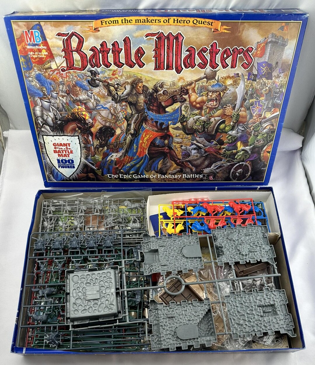 1992 Battle Masters Game by Milton Bradley New Old Stock Unpunched FREE ...