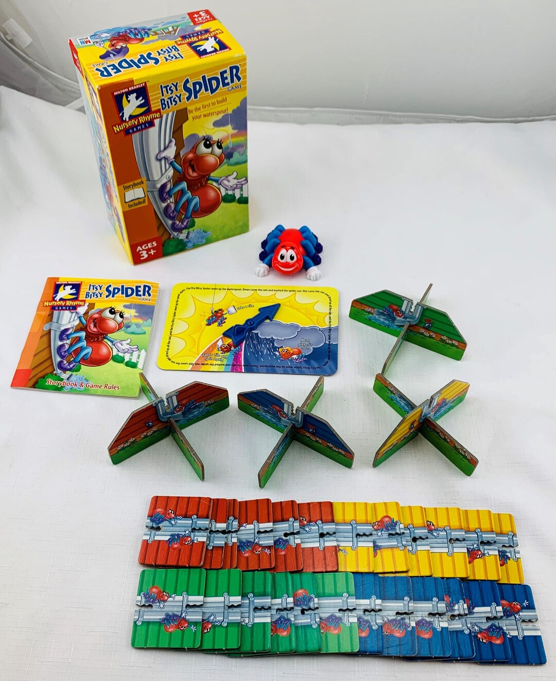 2002 Itsy Bitsy Spider Game by Milton Bradley Complete in Great ...