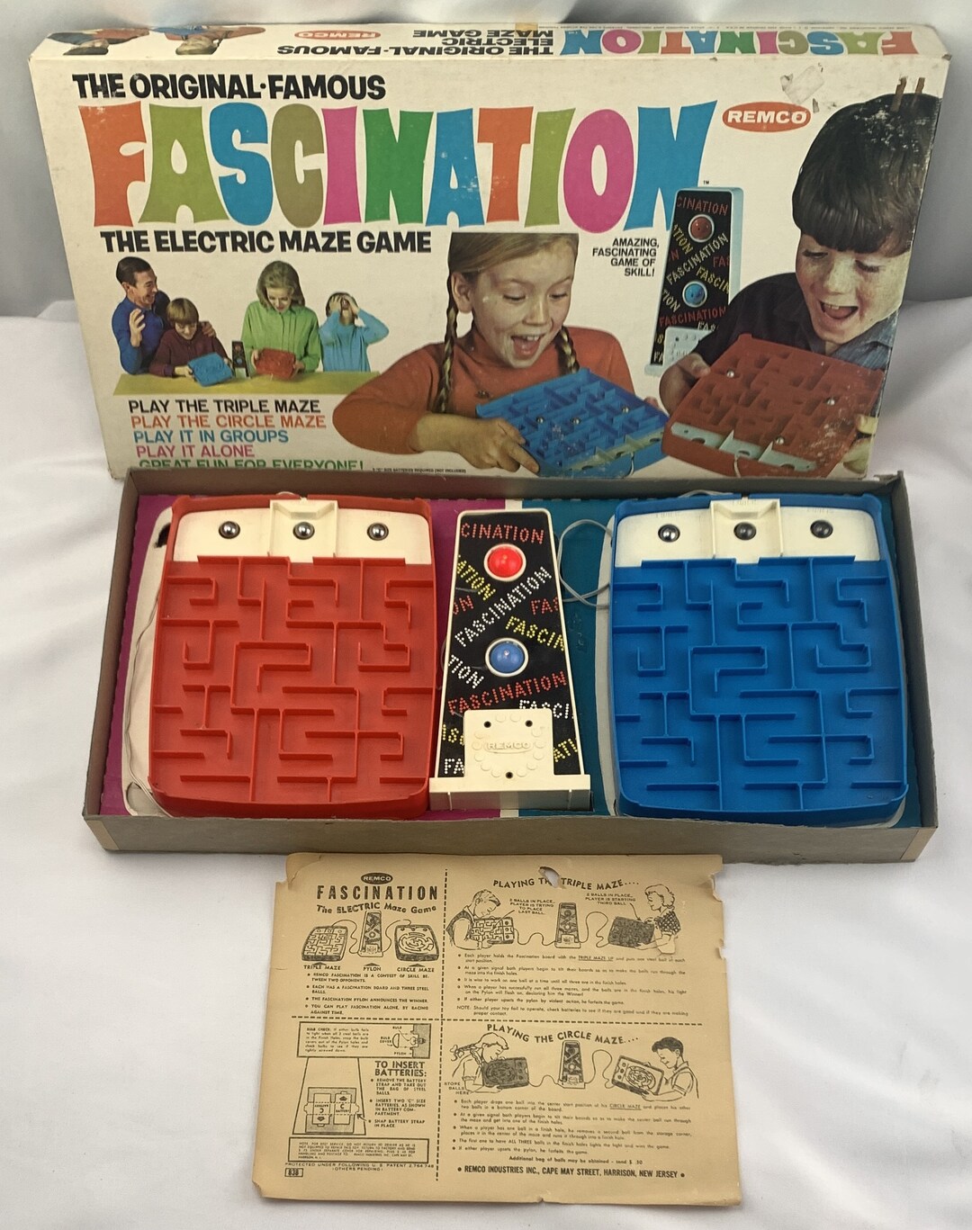 1968 Fascination Game Electric Maze Game by Remco Complete/working Very ...