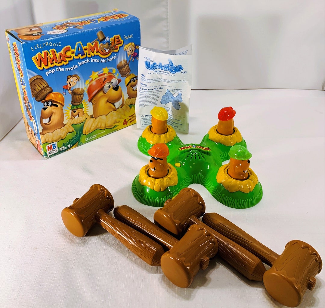 2004 Whac-a-mole Electronic Game by Milton Bradley Working, Complete ...