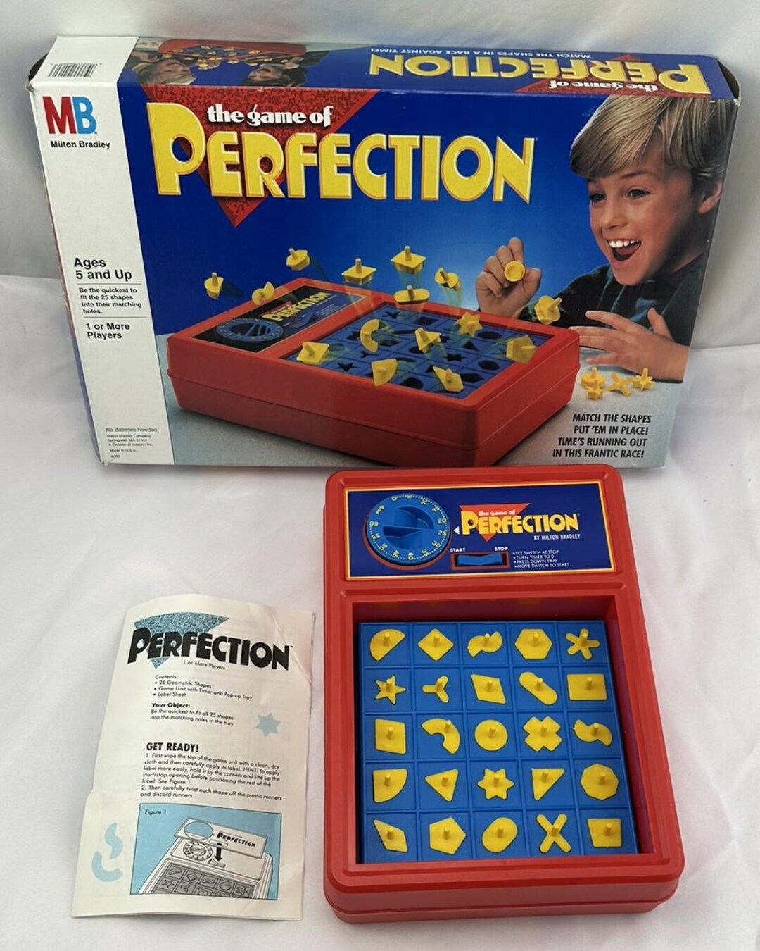 1989 Perfection Game by Milton Bradley Complete, Working in Great ...