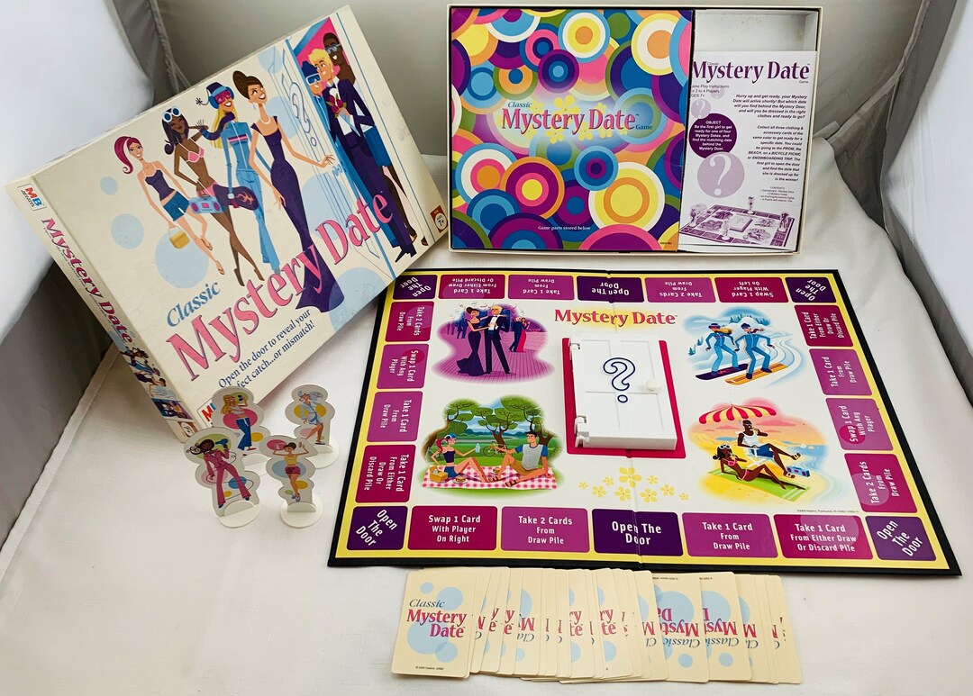 Mystery Date Board Game by Milton Bradley Complete in Great Condition ...