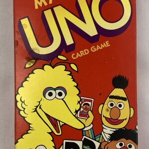 1992 Sesame Street My First Uno Game by Mattel Complete Great Condition ...