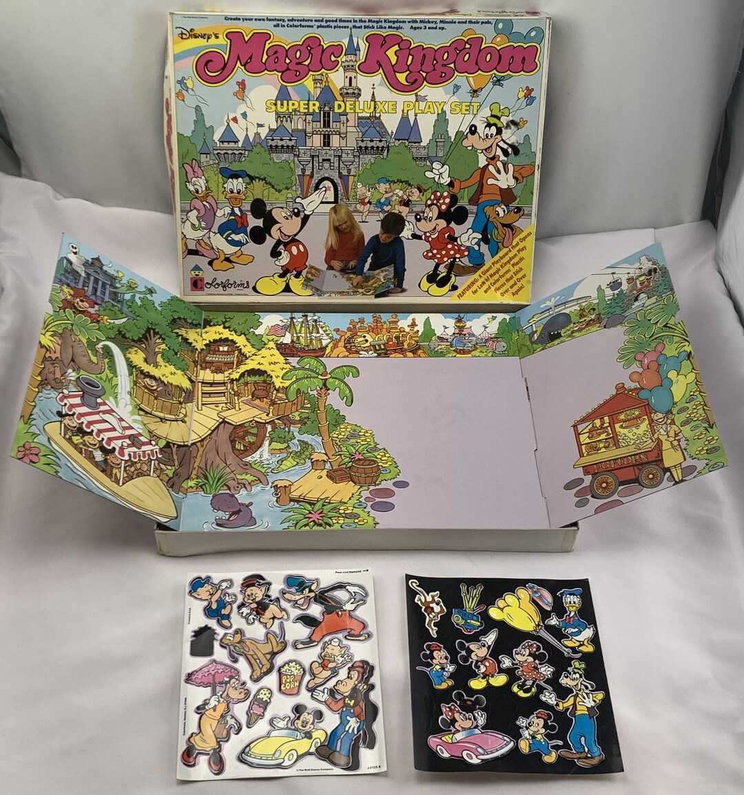 Vintage Disney Magic Kingdom Colorforms Set in Good Condition FREE ...