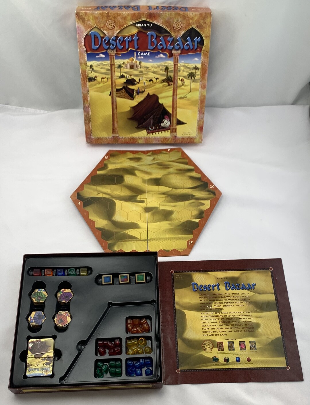 Desert Bazaar Game by Mattel, Brian Yu, Complete in Great Condition ...