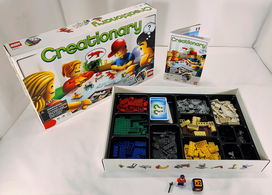 Lego Creationary Game Complete in Great Condition FREE SHIPPING - Etsy