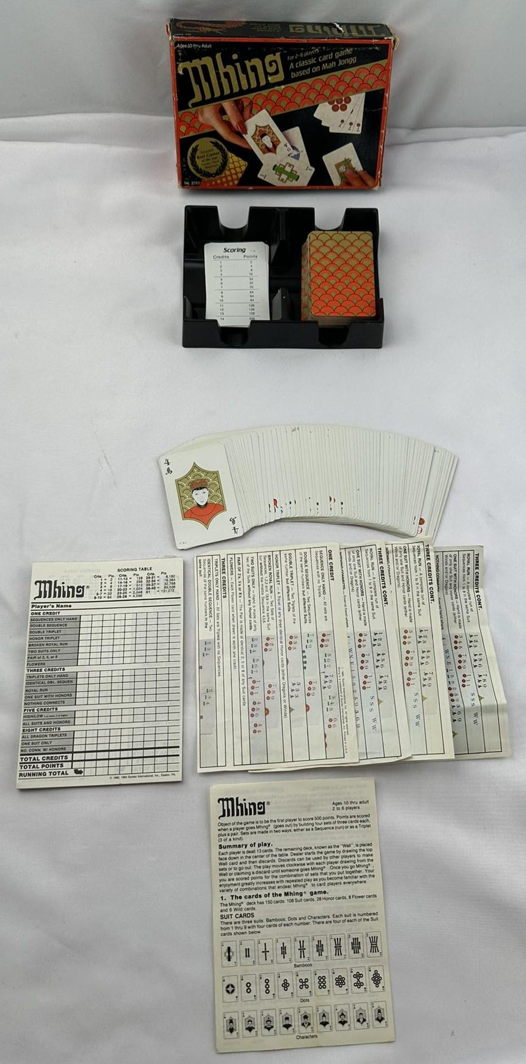 1982 Mhing Game by Suntex International Complete Great Condition FREE ...