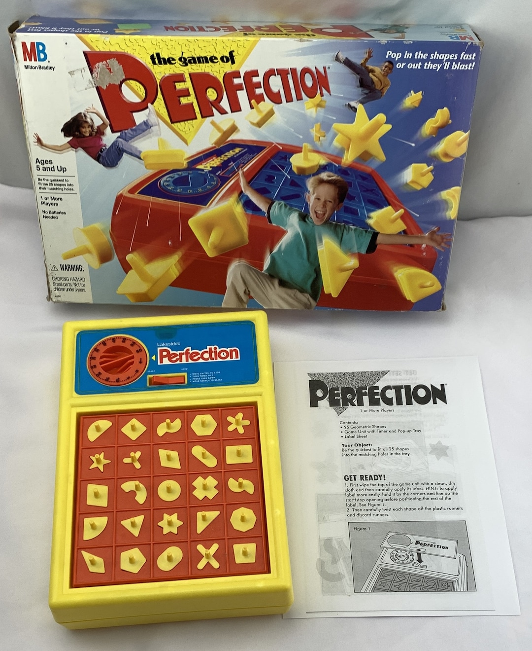 1998 Perfection Game by Milton Bradley Complete, Working in Good ...