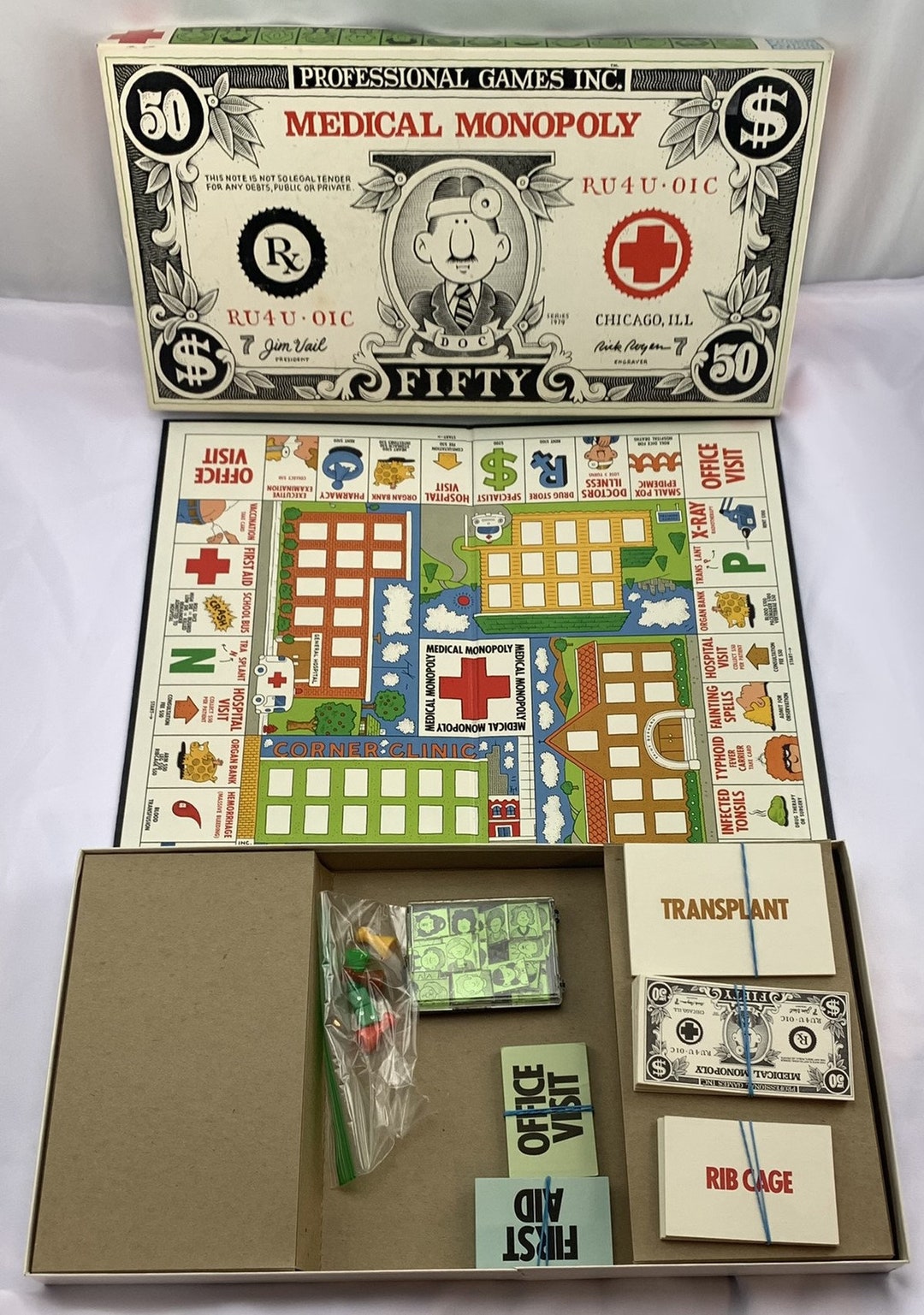 1979 Medical Monopoly Board Game Complete in Great Condition FREE ...