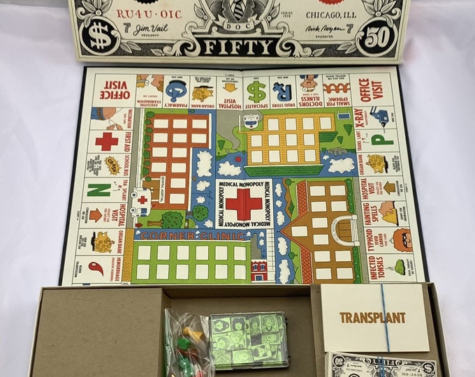 1979 Medical Monopoly Board Game Complete in Good Condition FREE ...