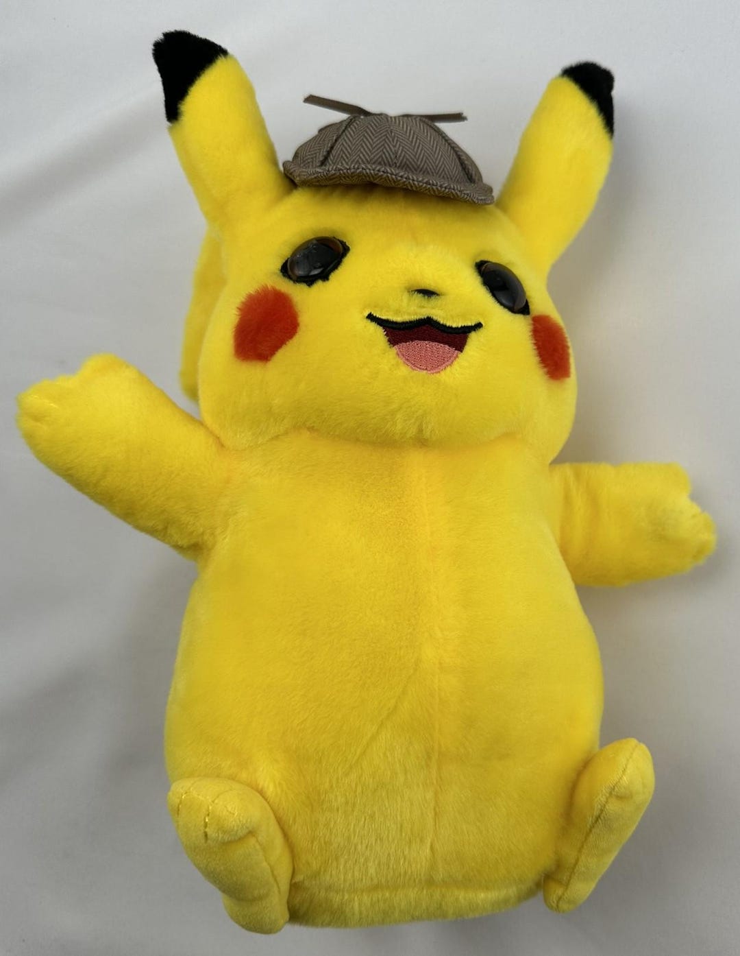 Pokemon Pikachu Detective Talking Plush Ears Wiggle Working Great FREE ...