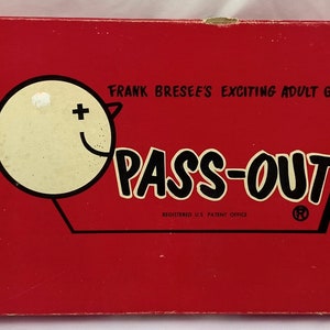 1965 Pass Out Game by Frank Bresee Complete in Great Condition FREE ...
