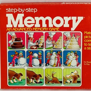 1983 Step by Step Memory Game by Milton Bradley Complete in Great ...