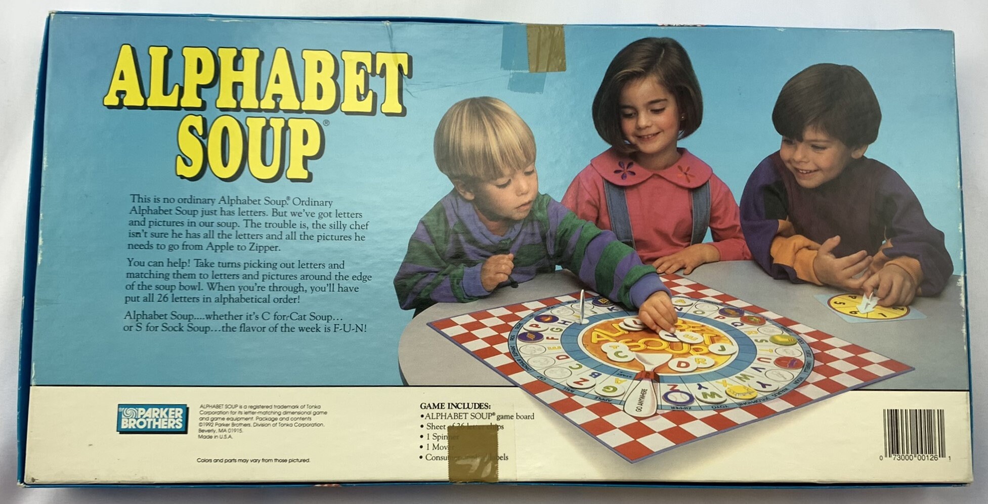 1992 Alphabet Soup Game by Parker Brothers Complete in Great - Etsy