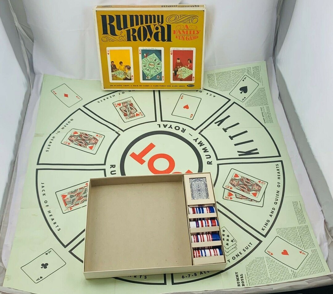 1965 Rummy Royal Game by Whitman Complete in Very Good Condition FREE ...