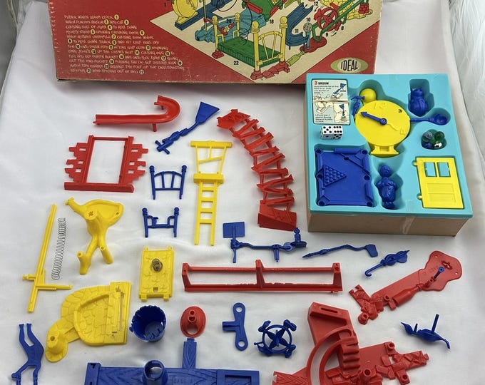 1964 Crazy Clock Game by Ideal Complete in Very Good Condition FREE ...