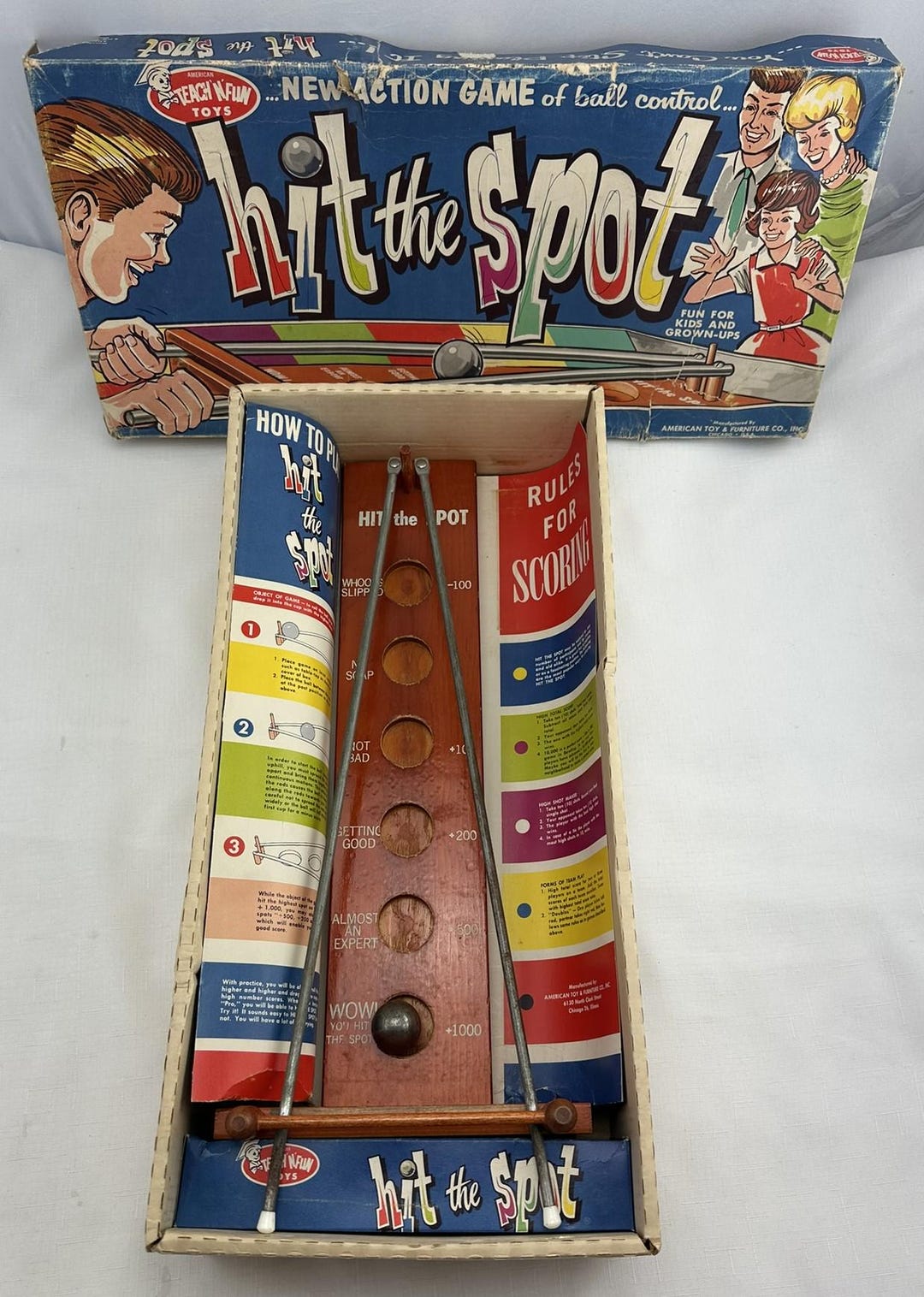 1968 Hit the Spot Game by ATF Toys Complete in Good Condition FREE ...