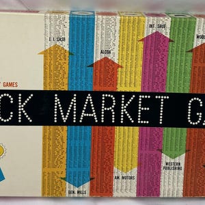 1963 Stock Market Game by Whitman New Old Stock Mint FREE SHIPPING - Etsy