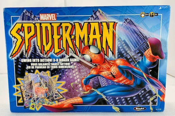 Spider-Man Board Game 3-D By Rose Art Brand NEW FREE SHIPPING | Etsy